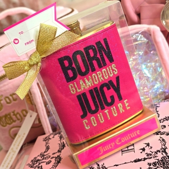 Juicy Couture | Other | Juicy Couture Hot Pink Shimmer Flask | Poshmark